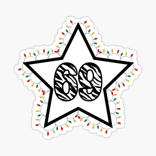 "zebra pattern number 69" Sticker for Sale by golden-pen | Redbubble