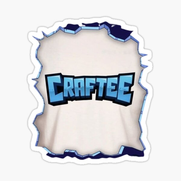 "craftee, craftee gamer " Sticker for Sale by BORHIM-ART | Redbubble