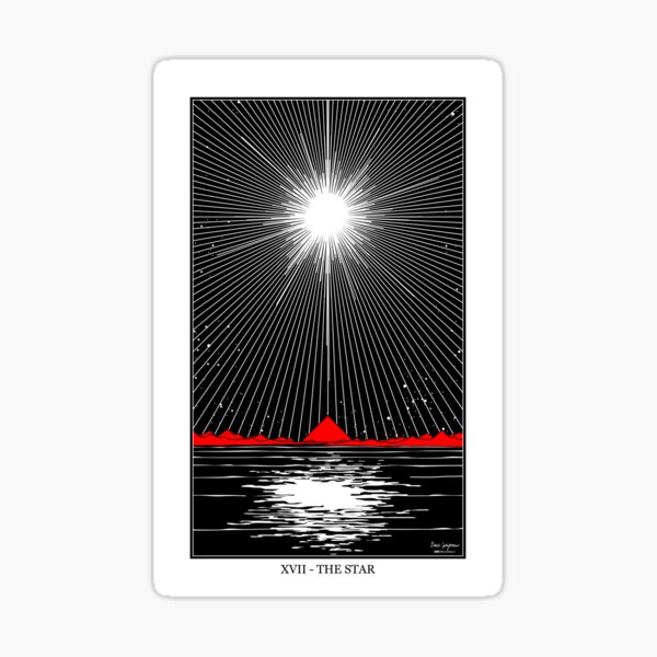 "XVII. The Star - Brock Springstead" Sticker for Sale by springstead ...
