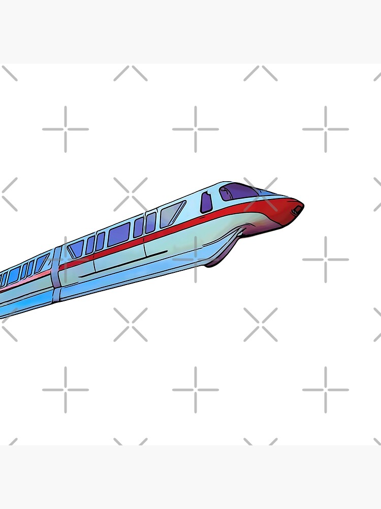 "Monorail cartoon" Poster for Sale by CourtnayD | Redbubble