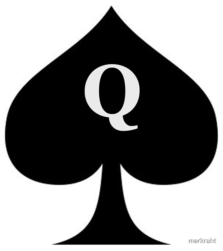 "Queen of Spades Hotwife Gifts - Q Inside Black Spade Gift Ideas for ...