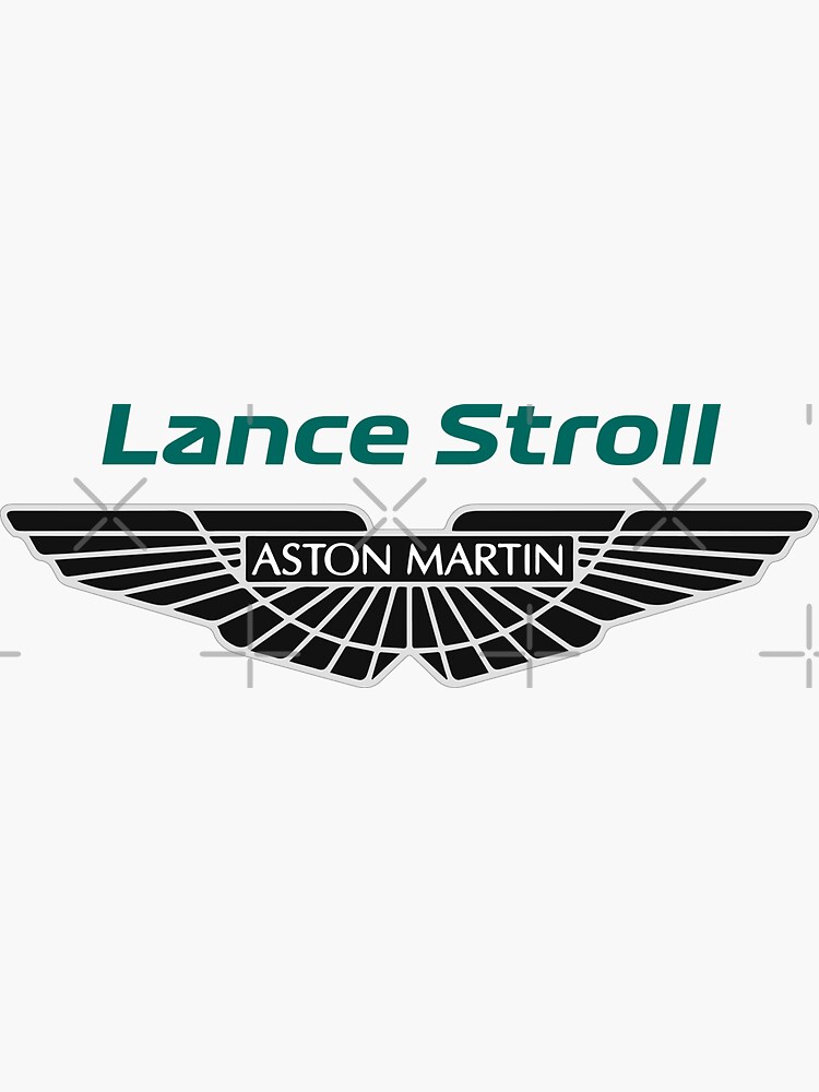 "Lance Stroll_Aston Martin Team_2023" Sticker for Sale by Malaka7 ...