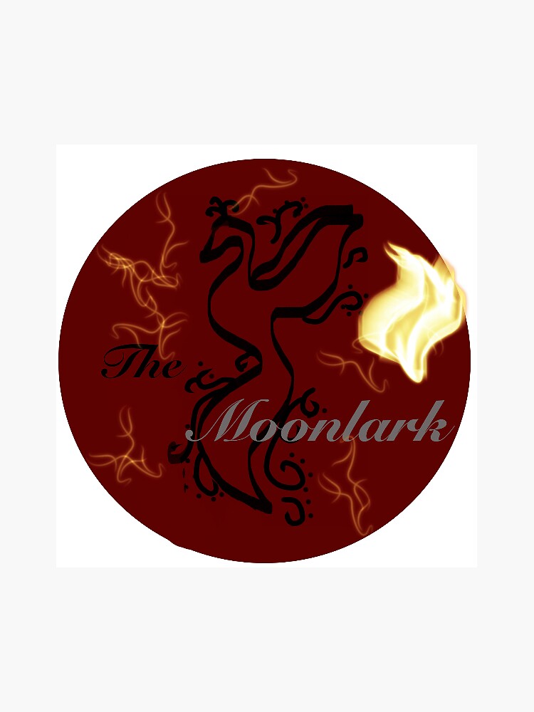 "The moonlark" Sticker for Sale by EnchantedEva | Redbubble