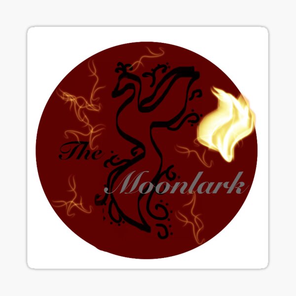 "The moonlark" Sticker for Sale by EnchantedEva | Redbubble