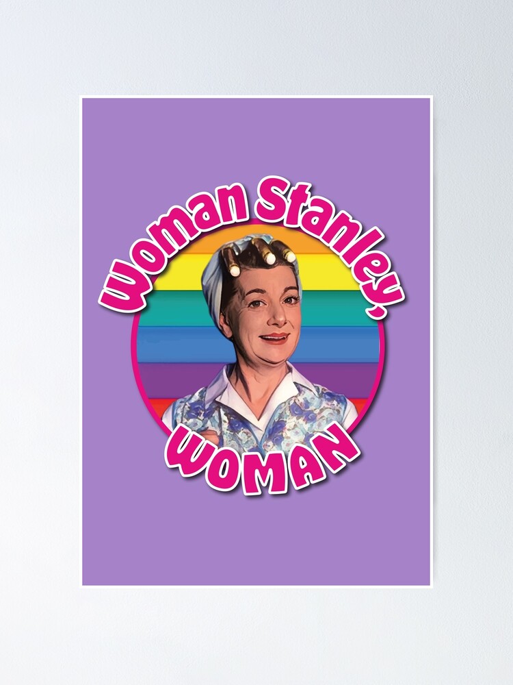 "Coronation Street - Hilda ogden - Greetings card" Poster for Sale by ...