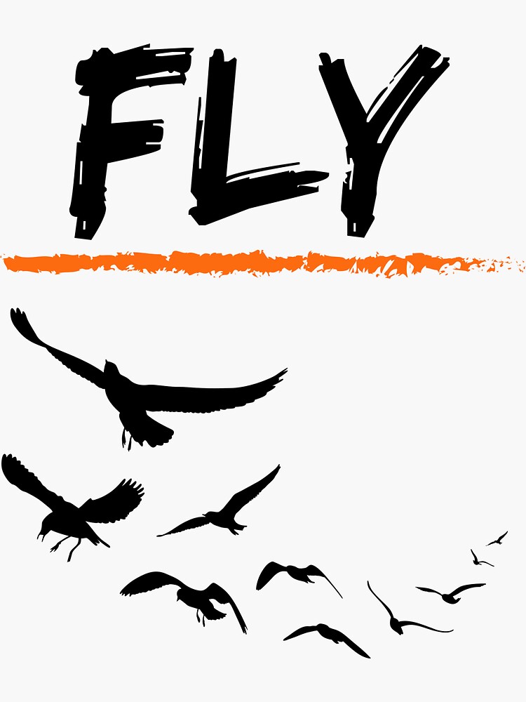 "Fly high! Haikyuu Karasuno moto 飛べ" Sticker for Sale by animeqyo ...