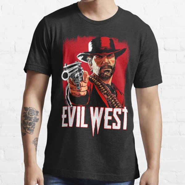 "bad west cowboy evl west game logo" T-shirt for Sale by SP-Gamers ...