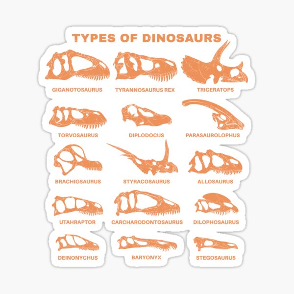 "dinosaur fossils" Sticker for Sale by NicGrayGraphic | Redbubble