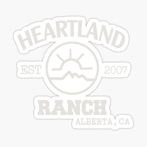 "Heartland Alberta ranch " Sticker for Sale by therealartiste | Redbubble