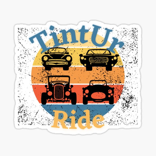 "Tint Ur Ride Window Tinting" Sticker for Sale by Herdek | Redbubble