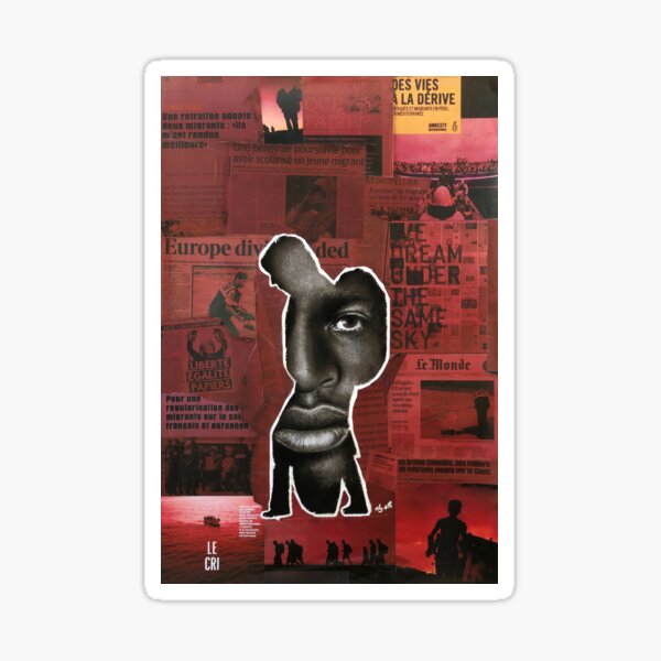 "THE SCREAM" Sticker for Sale by alz4th | Redbubble