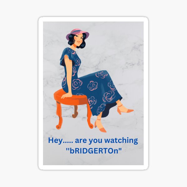"bridgerton" Sticker for Sale by piyushchauhan | Redbubble