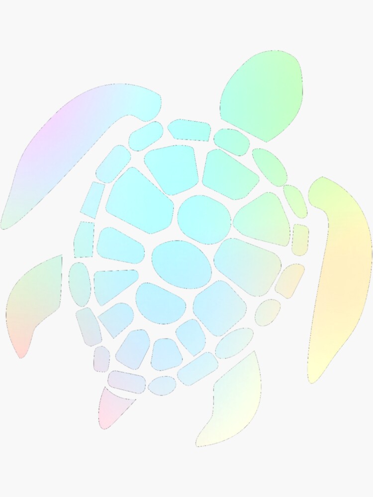 "Rainbow Tie Dye Turtle Sea Trippy " Sticker for Sale by tiedye4life ...
