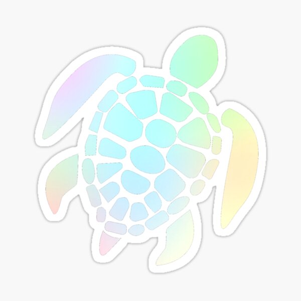 "Rainbow Tie Dye Turtle Sea Trippy " Sticker for Sale by tiedye4life ...