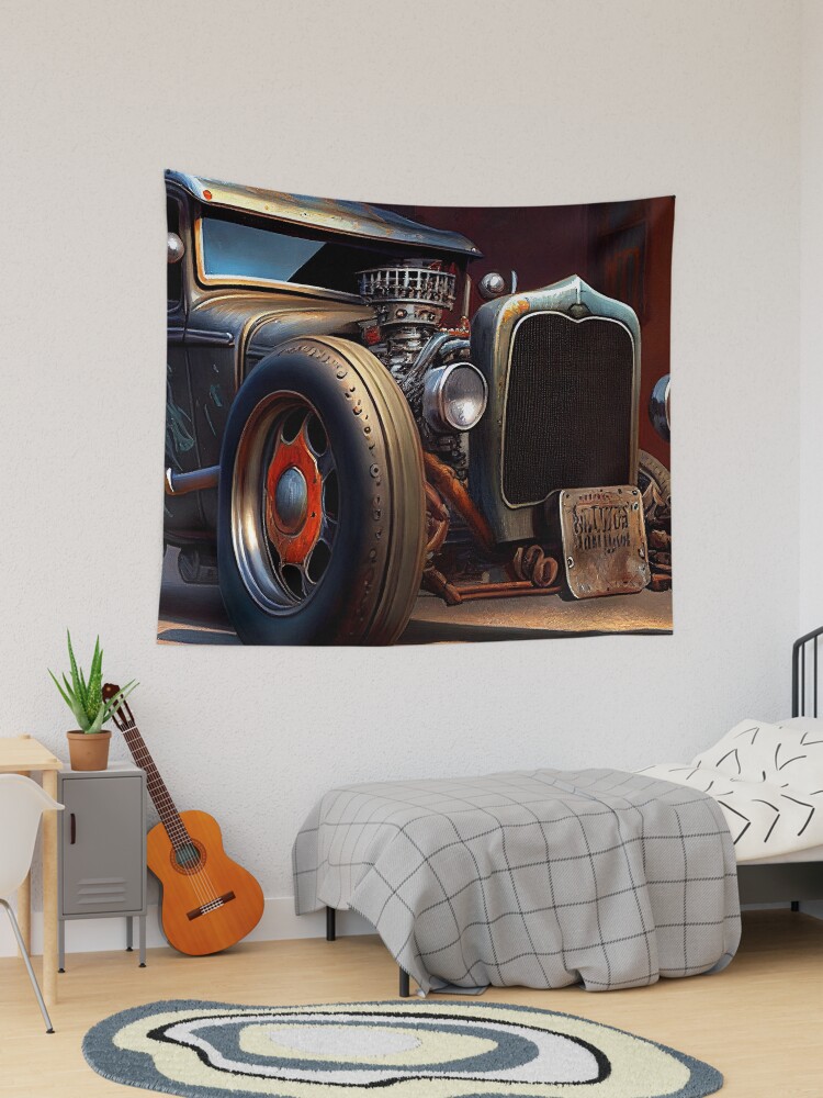 "Rat Rod" Tapestry for Sale by SimplyScene | Redbubble