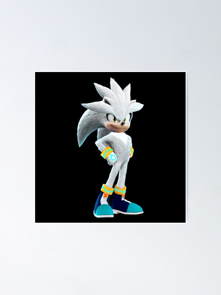 "Silver the Hedgehog" Poster for Sale by blackd44 | Redbubble