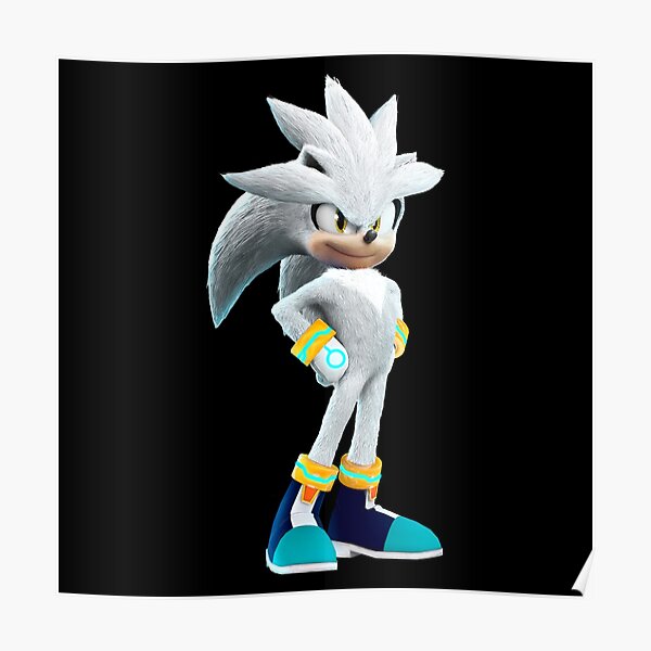 "Silver the Hedgehog" Poster for Sale by blackd44 | Redbubble