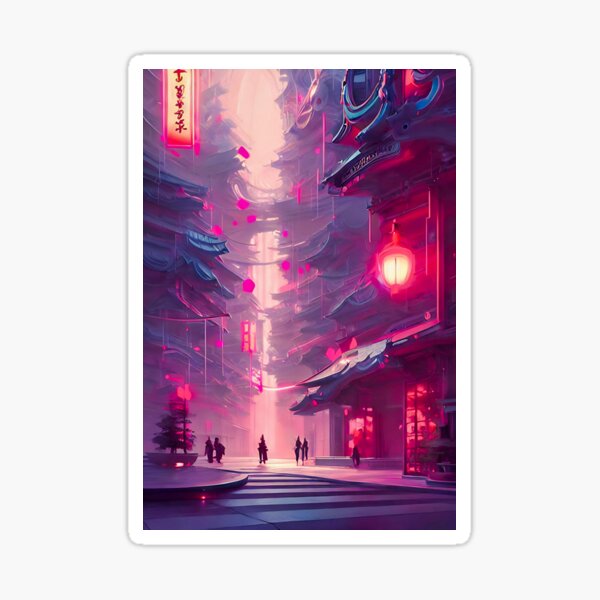 "Tokyo Neon 03" Sticker for Sale by 7infernus | Redbubble