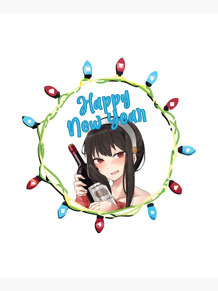 "Yor Happy New Year" Poster for Sale by PawsitiveMum3 | Redbubble