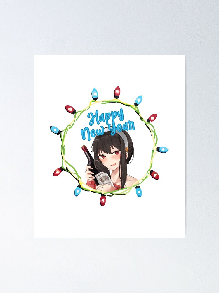"Yor Happy New Year" Poster for Sale by PawsitiveMum3 | Redbubble