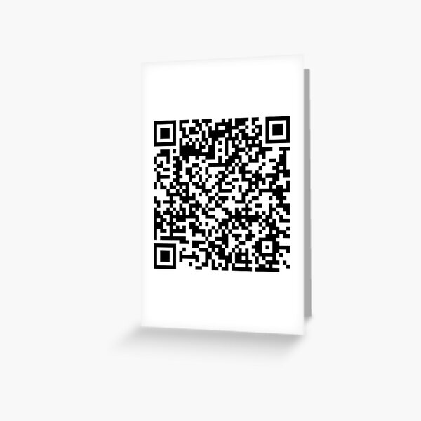 "My Favorite Song : Smells Like Teen Spirit QR CODE" Greeting Card for ...