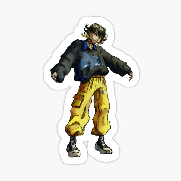 "Bachira Meguru sticker Blue Lock" Sticker for Sale by kkaoru | Redbubble