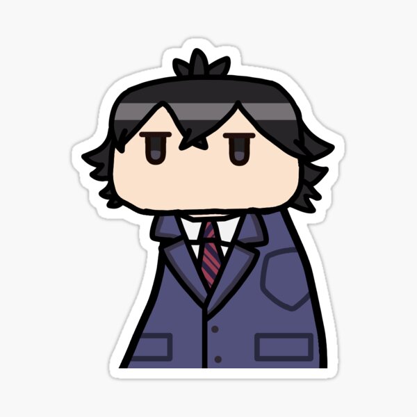 "Chushaku Kometani" Sticker for Sale by MrMeowser | Redbubble
