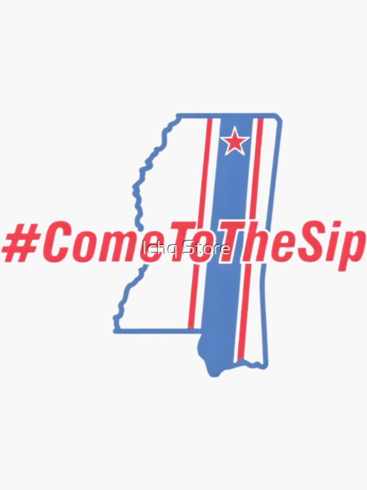 "Come to the sip" Sticker for Sale by Ichq-store | Redbubble