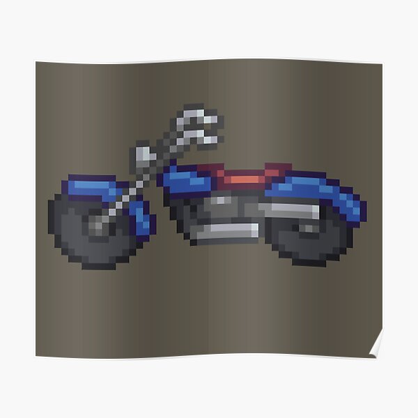 "Stardew Valley Sebastian Motorcycle" Poster for Sale by aiya-pixels ...