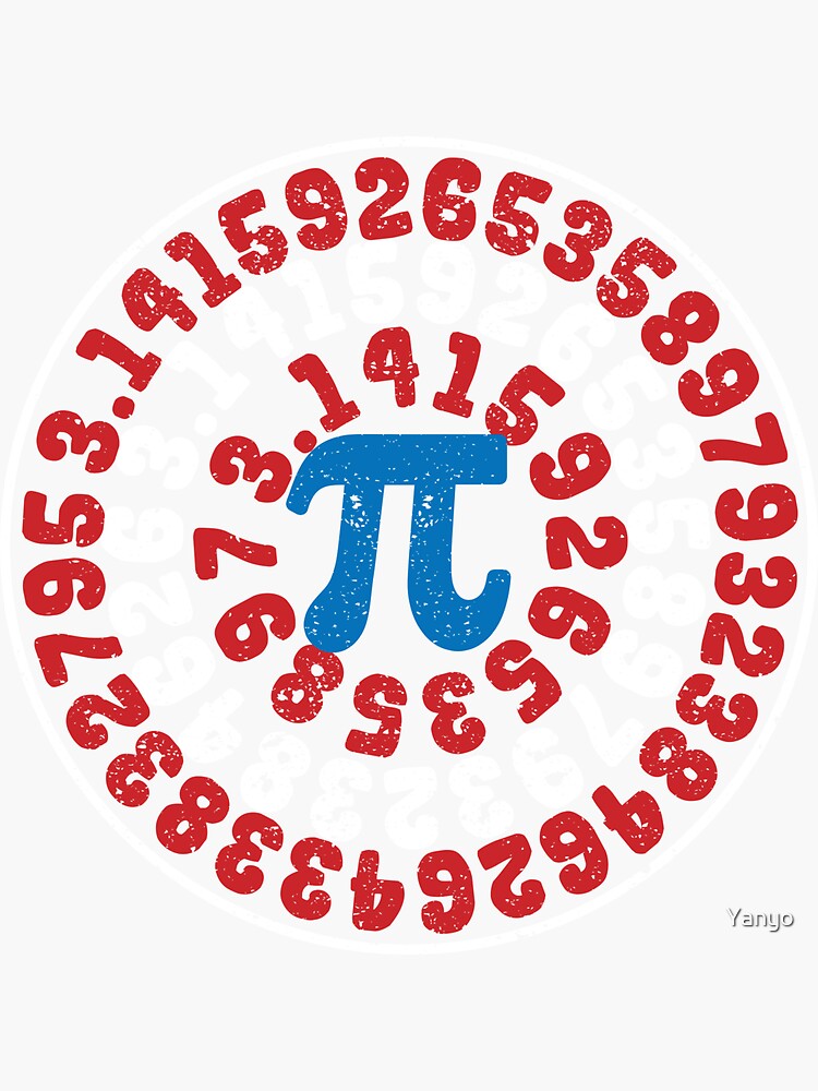 Pegatina «Matemático Capitán Pi Superhéroe Empollón de las matemáticas ...