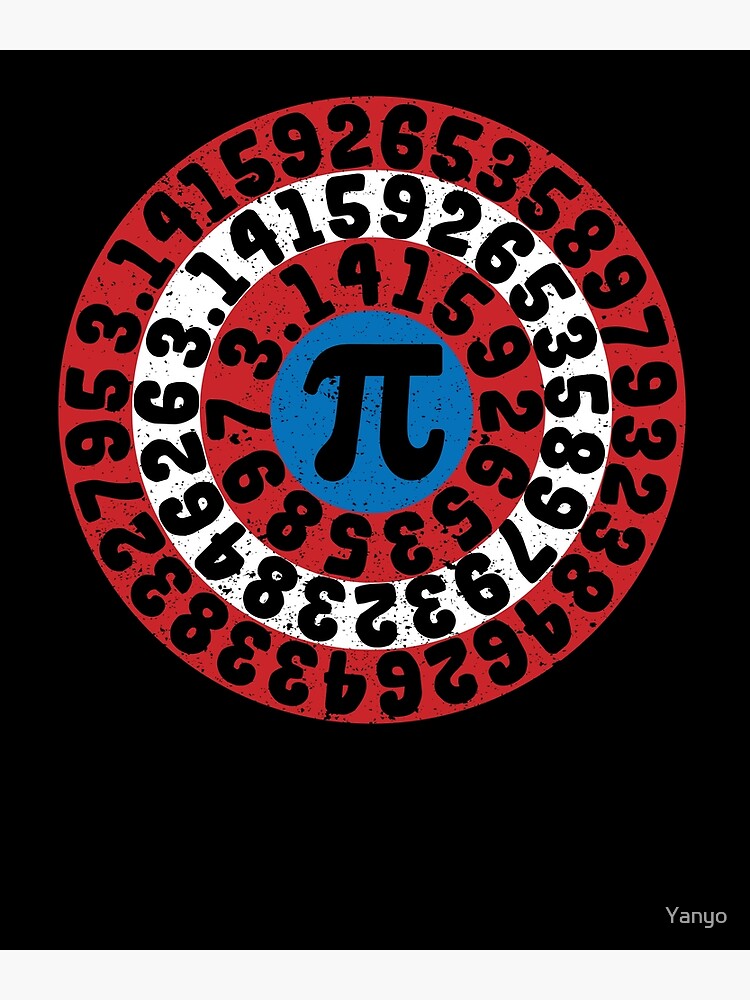 Póster «Matemático Capitán Pi Superhéroe Empollón de las matemáticas ...