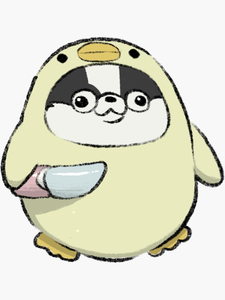 "Topato (Tobi vestido de pato) " Sticker for Sale by vikttorea | Redbubble