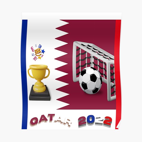" WORLD CUP 2022 QATAR" Poster for Sale by LouDisign | Redbubble