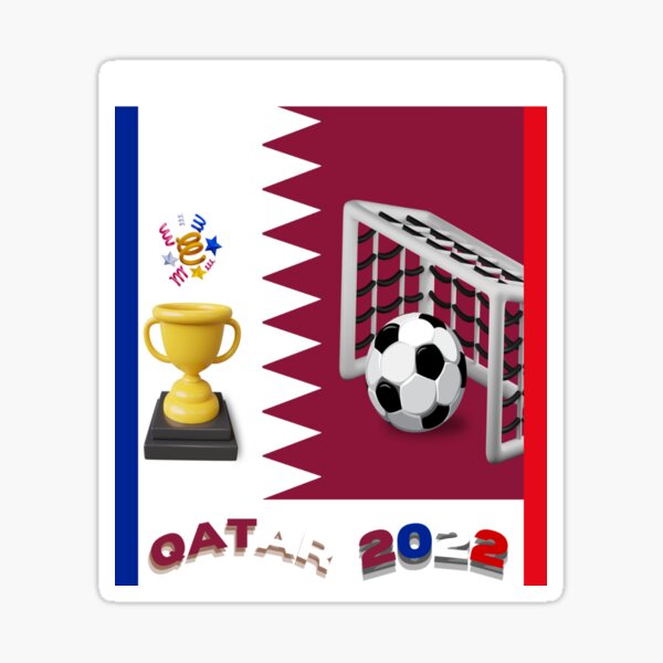 " WORLD CUP 2022 QATAR" Sticker for Sale by LouDisign | Redbubble