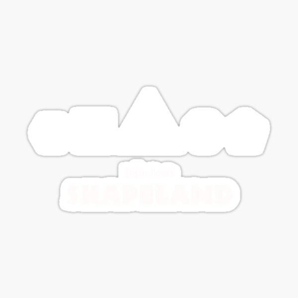 "Shapeland Design (Inspired by Defunctland)" Sticker for Sale by ...