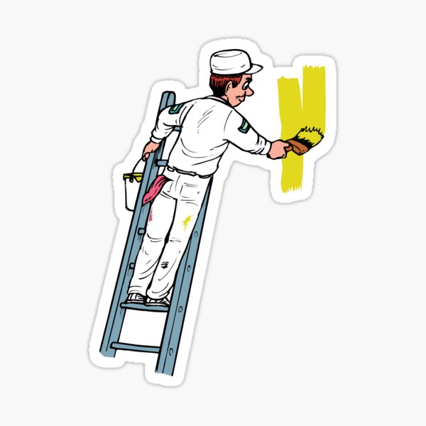 "Painter " Sticker for Sale by SilentHacker | Redbubble