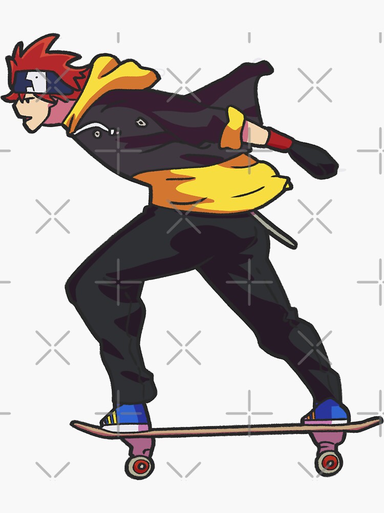 "Zoomin' Reki - Sk8 The Infinity" Sticker for Sale by littlegingrshop ...