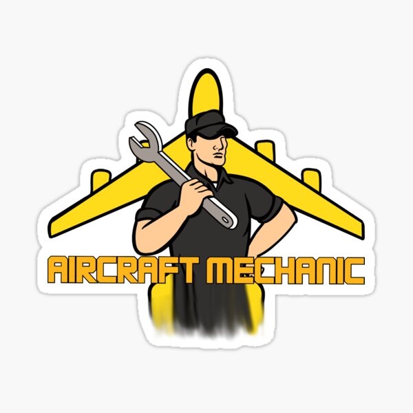 "Aircraft Mechanic | Maintenance Technician" Sticker for Sale by ...