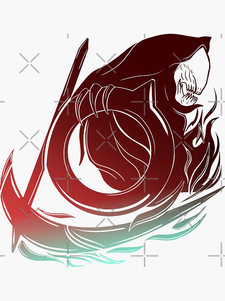 "FFXIV Reaper Job Symbol [FF Style]" Sticker for Sale by Farryn-Arts ...