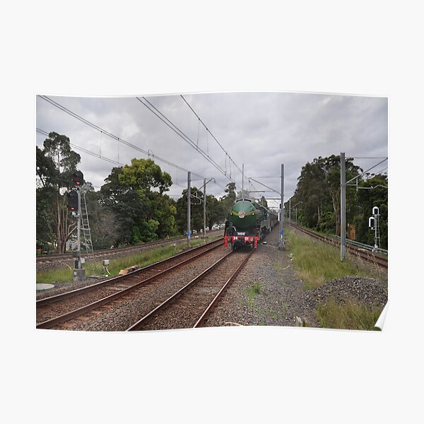 "Newcastle Flyer - Steam Engine 3801 20221016" Poster for Sale by ...