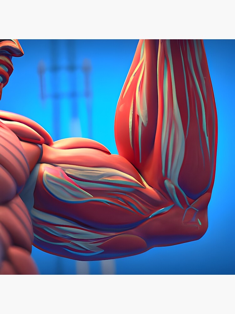 "Anatomy Art - Arm Muscles - Physical Therapy / Medical Sticker ...