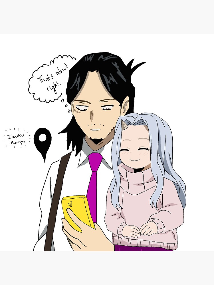 "Aizawa and Eri" Sticker for Sale by OdysseysMuse | Redbubble