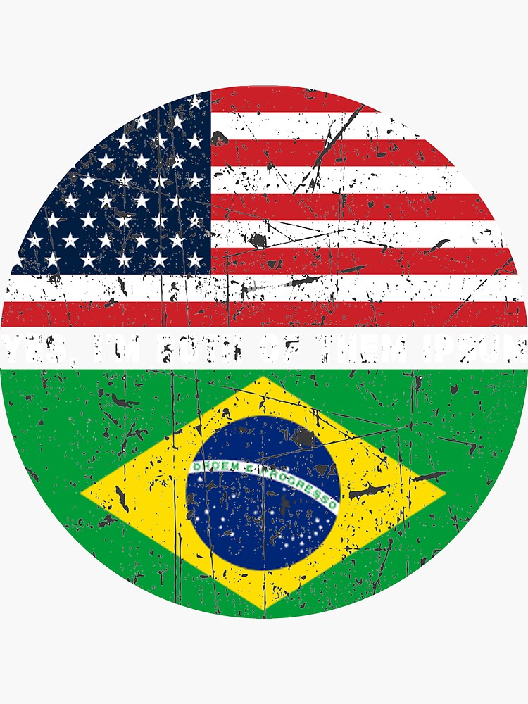 "Brazil USA America Soccer Team Fan Football Brazilian USA America Flag ...