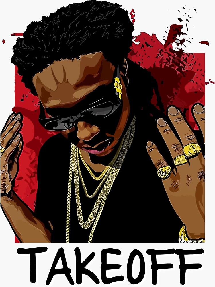 "Takeoff Migos 2022" Sticker for Sale by Febry-Art | Redbubble