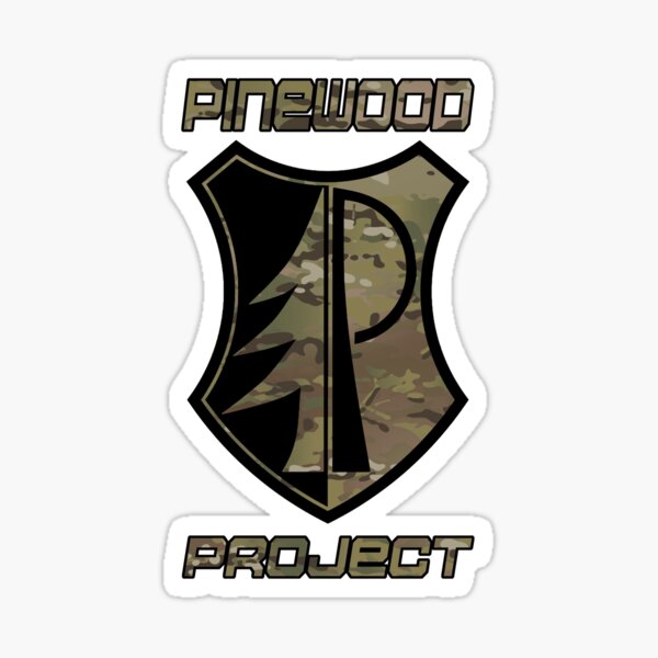 "Pinewood Project Multicam" Sticker for Sale by PinewoodProject | Redbubble