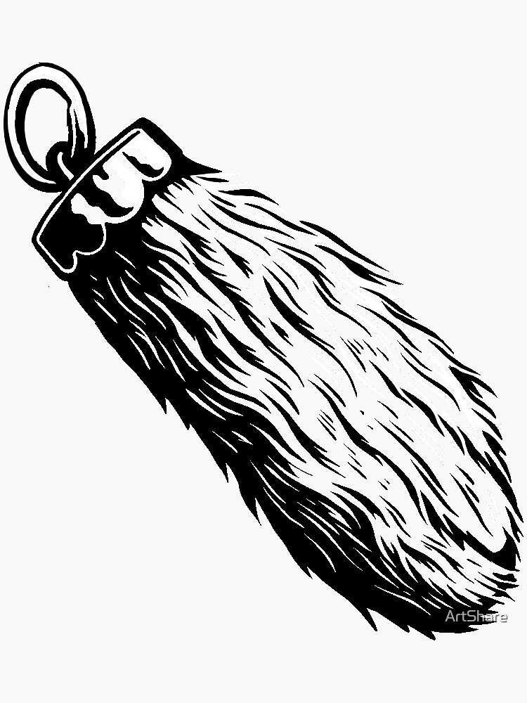 "Lucky Rabbit's Foot" Sticker for Sale by ArtShare | Redbubble