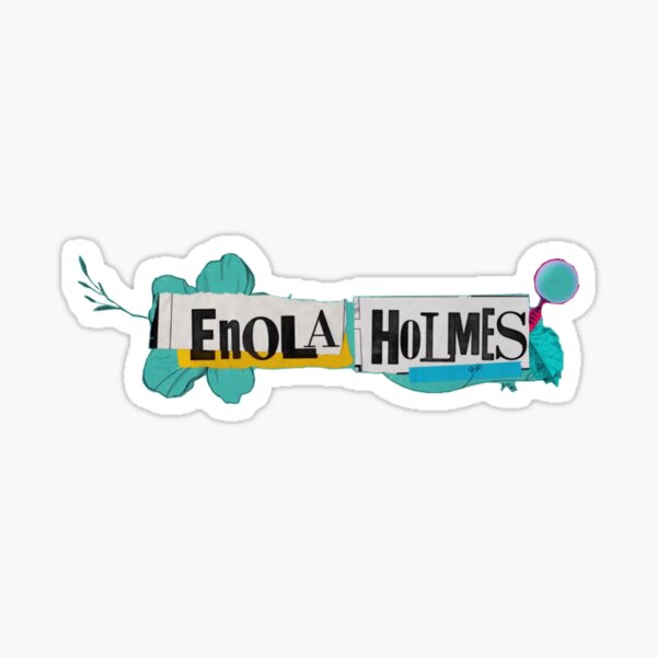 "Enola Holmes" Sticker for Sale by 666scumbag | Redbubble
