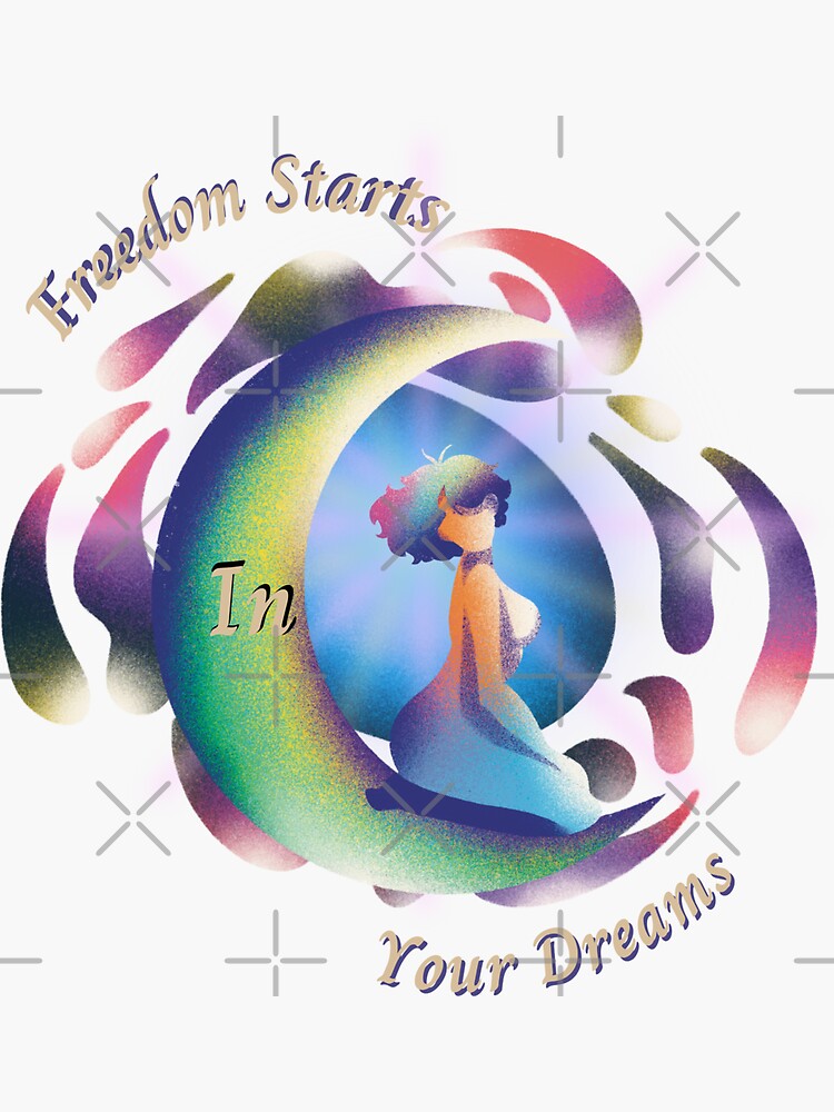 "Moon Dream- Freedom starts in your dreams - A good Gift for a Friend ...