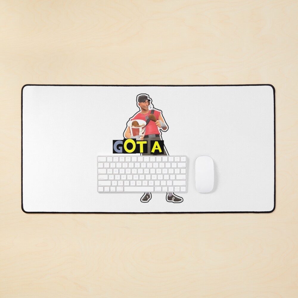 "Got a Bucket of Chicken TF2 Scout Meme Art" Sticker for Sale by ...