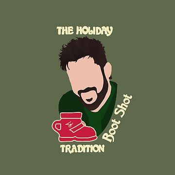 "Tyler Hynes - Holiday Boot Shot Tradition" Sticker for Sale by ...